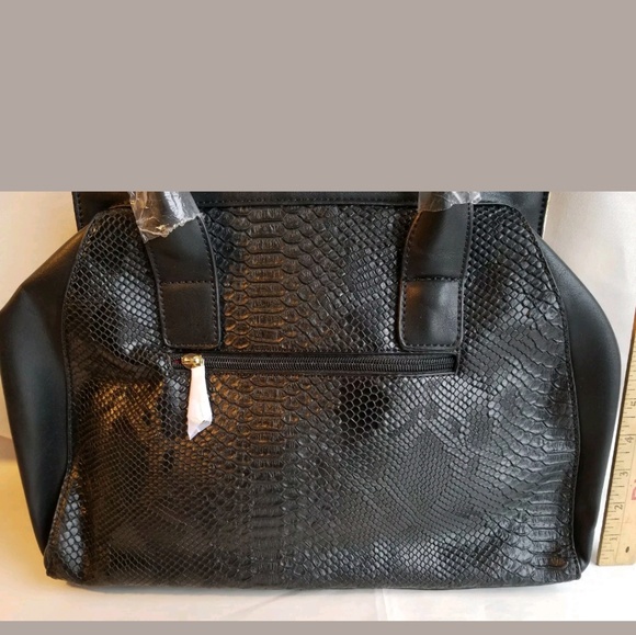 MG Collection | Bags | New Mg Collection Large Vegan Black Handbagpurse ...